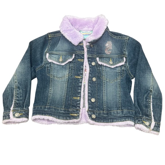 Disney | Jackets & Coats | Special Edition Disney Little Mermaid Jean ...